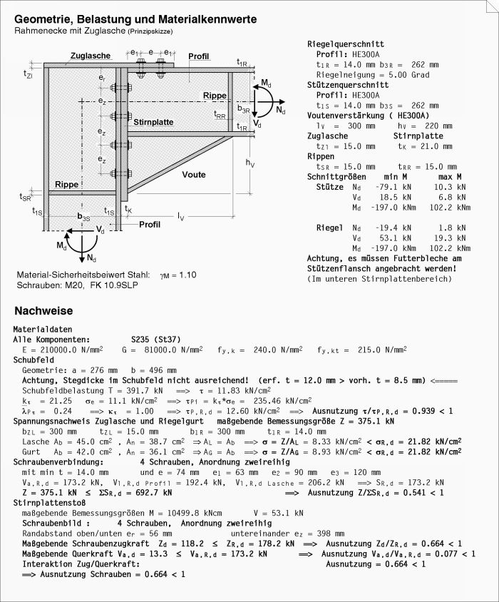 4H-STAHL Stahlbaudetailnachweise